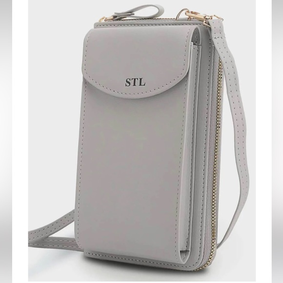 STL | Bags | Nwtstl Gray Crossbody Clutch Wallet Womens Purse Bag ...